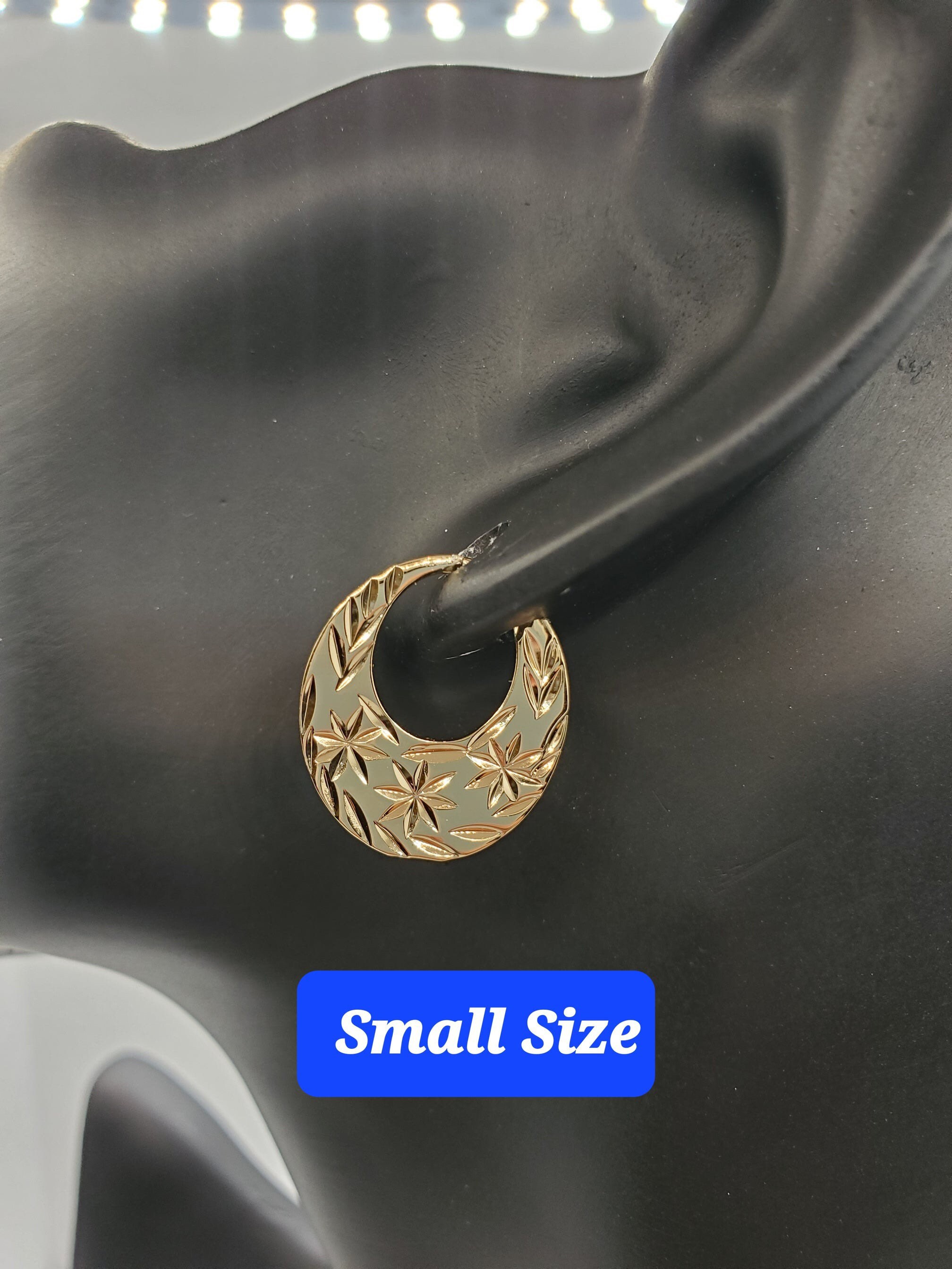 Classic and Modern PVD 18k Gold Filled Nattiyan Earrings SKU: CGP2/CGP3 ...