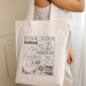 Fine Line Tote Bag Harry Styles Shoulder Bag Retro Handbag - Etsy