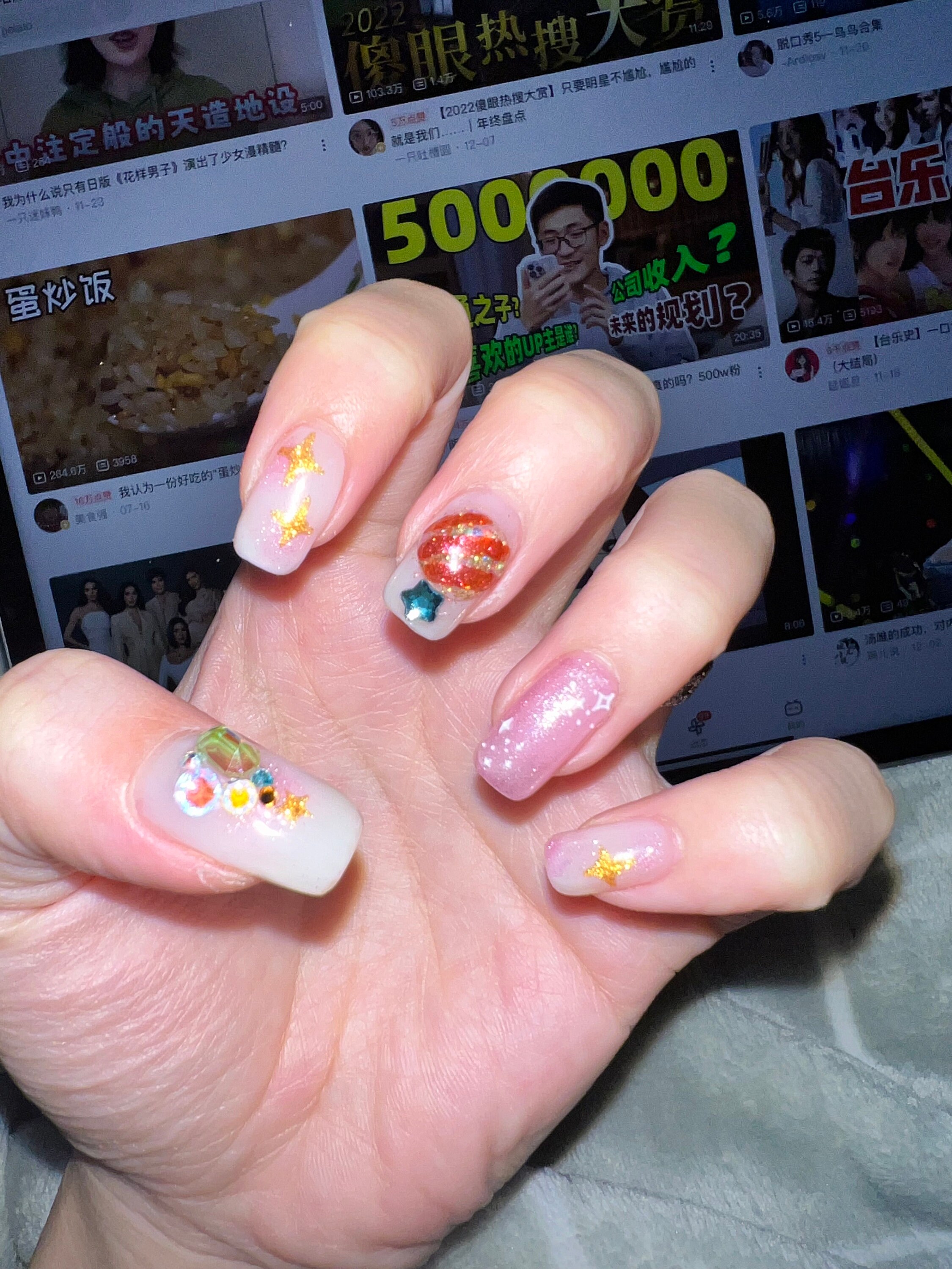 Nail Art| Fully Handmade Nails| Cute| Graffiti Style - Etsy