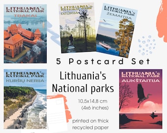 Yellowstone 150 YEARS Anniversary Postcard Set of 5 National Park ...