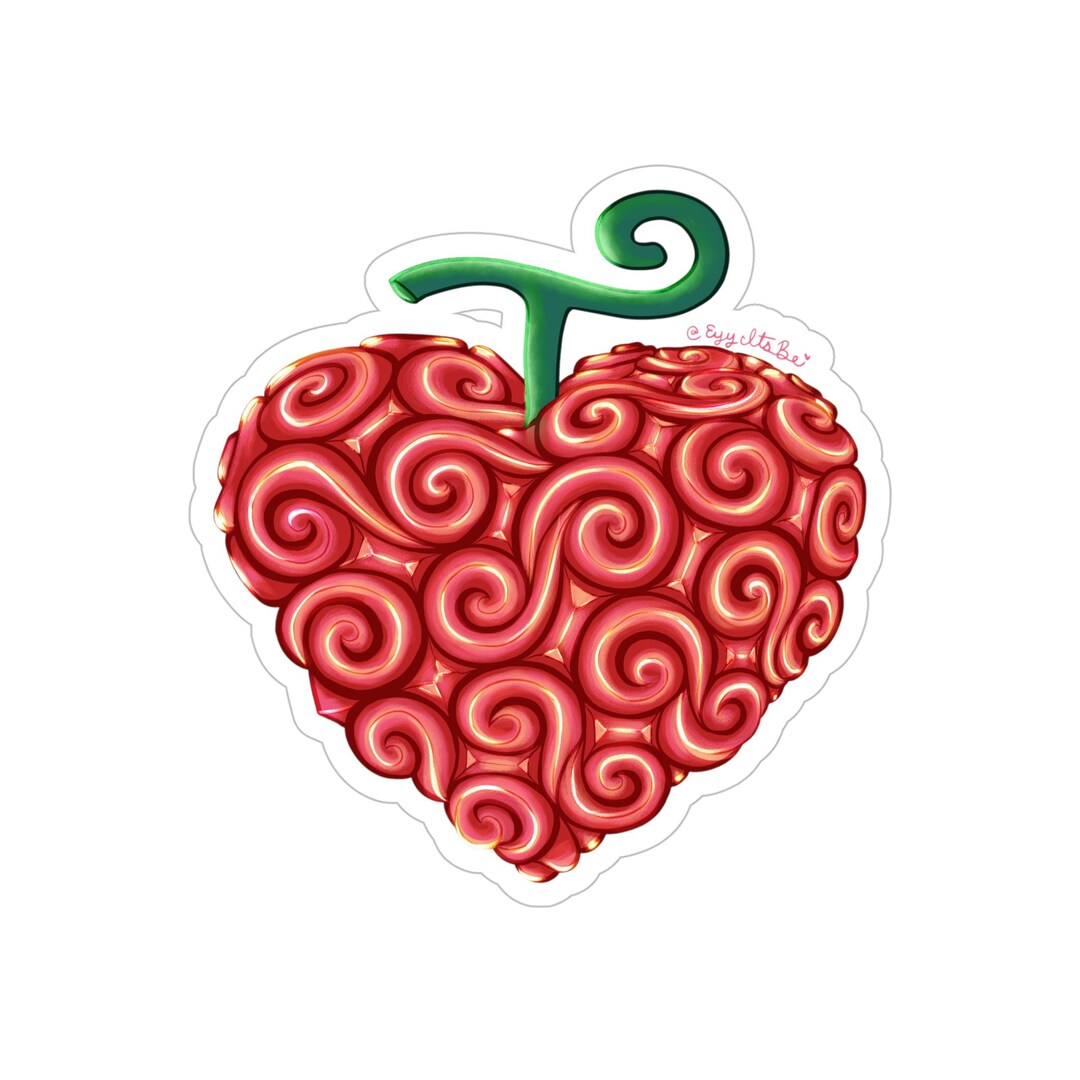 Op-op Fruit Die-cut Sticker | Transparent Outdoor Sticker - Etsy