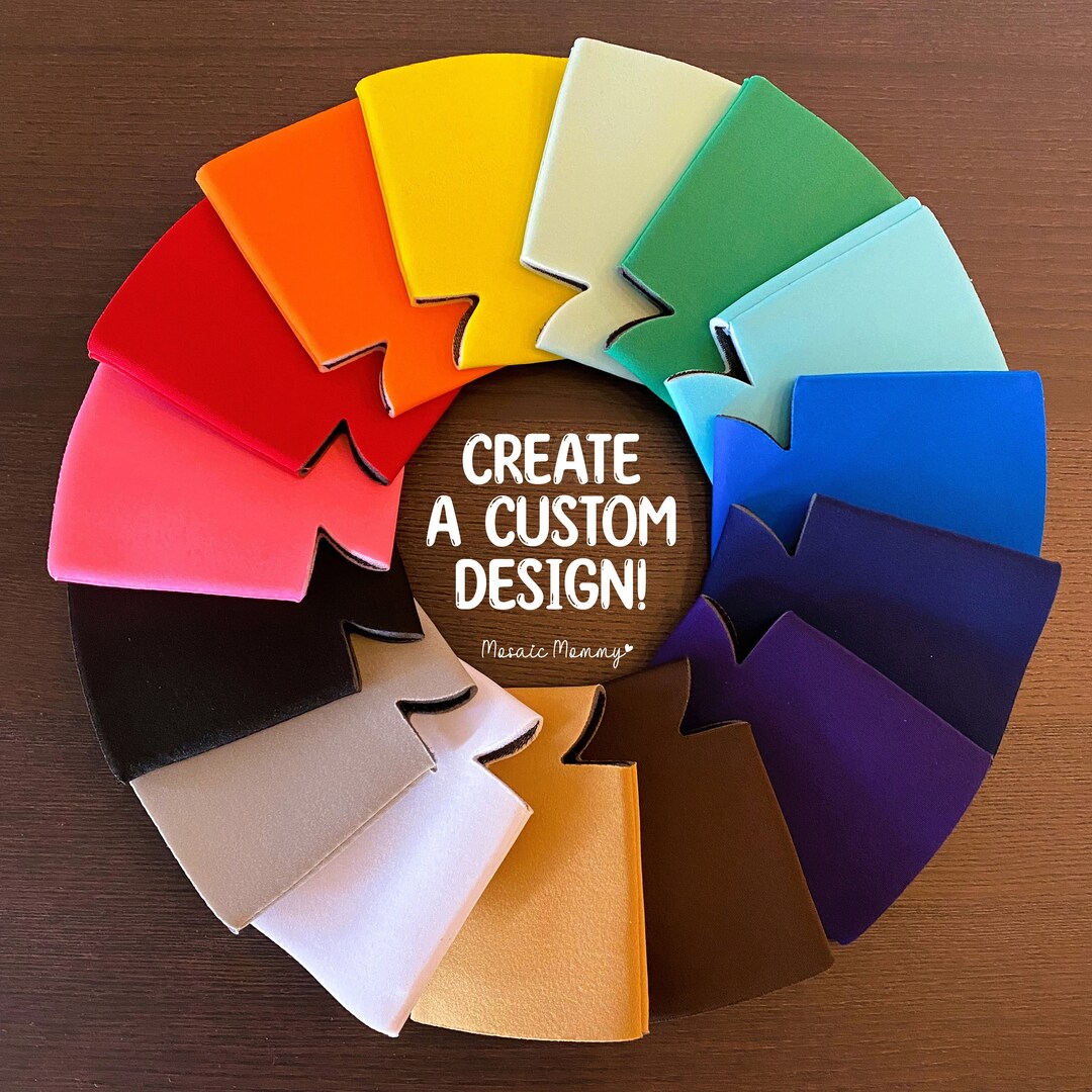 Custom Can Coolers - Create Your Own Design! - Etsy