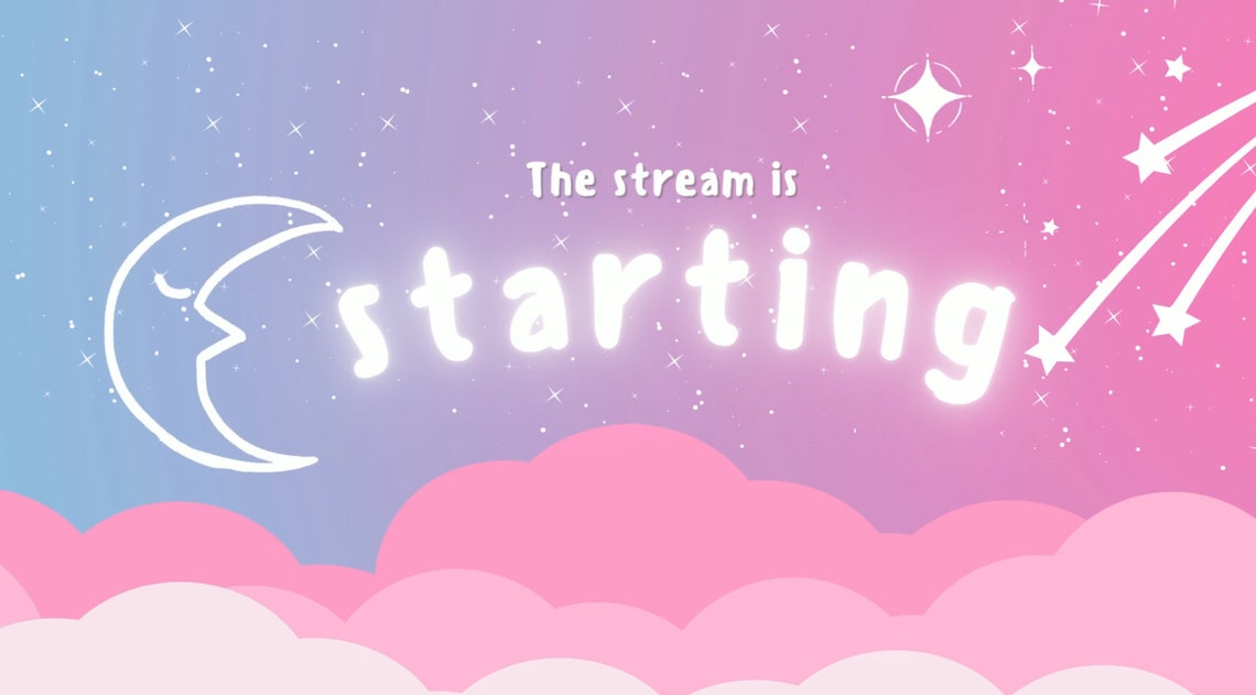 Twitch Overlay Starlight - Etsy