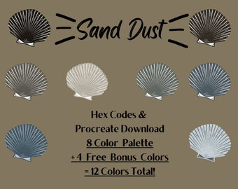 Bundle Vintage Procreate & Adobe Digital Color Palette Instant Download ...