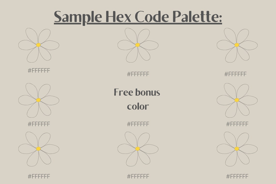 Neon Spring Color Palette Download Procreate Hex Code - Etsy