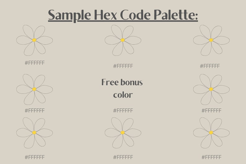 Neon Spring Color Palette Download Procreate Hex Code - Etsy