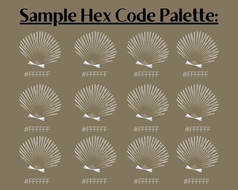 Sand Dust Color Palette Download Procreate Hex Code - Etsy