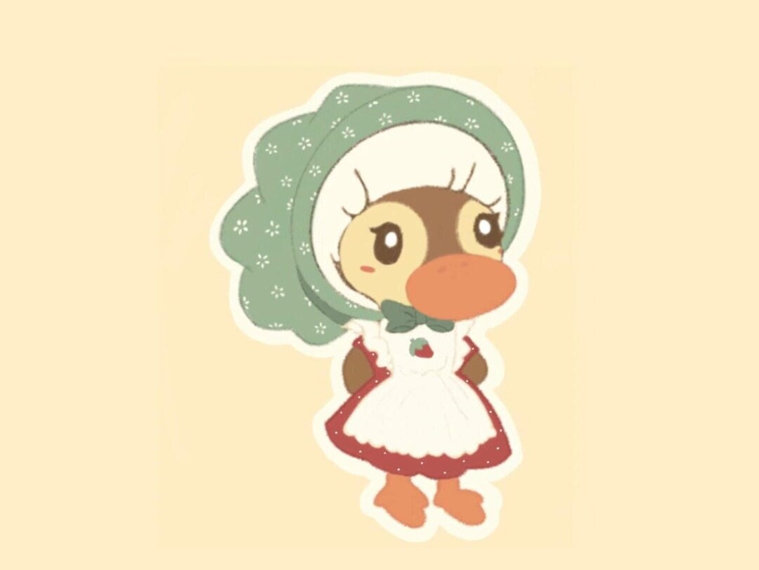 Cottagecore Duck Sticker matte Vinyl - Etsy