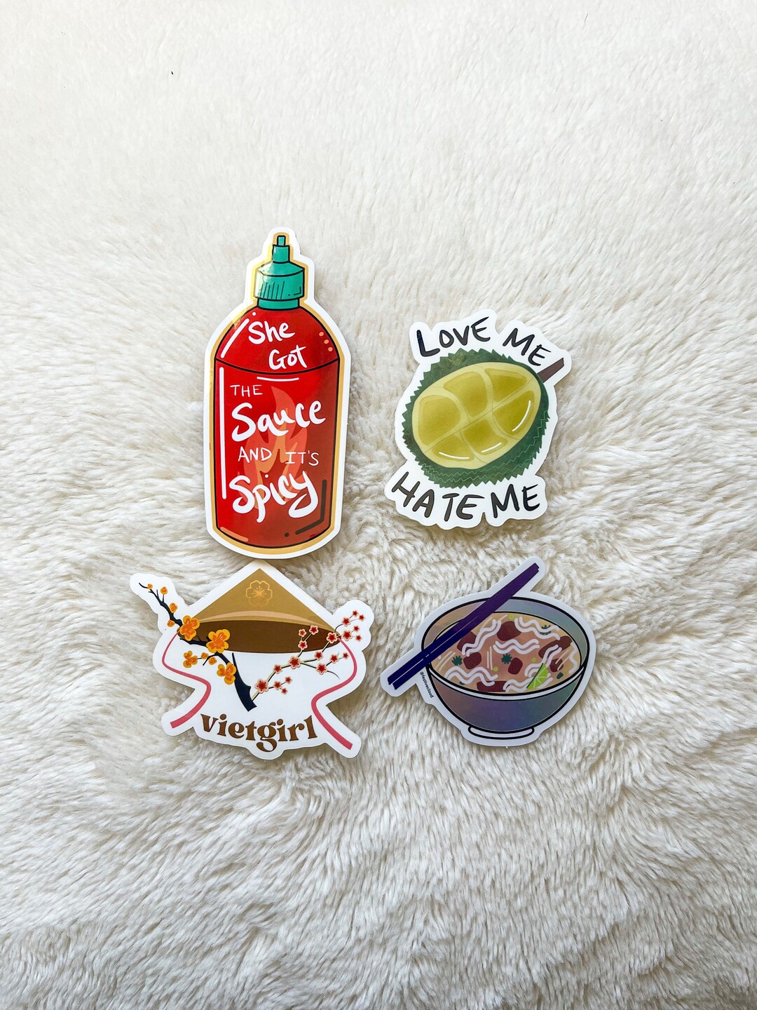 Viet Girl BUNDLE Stickers, Asian Food, Vietnam, Asian Sticker, Banh Mi ...
