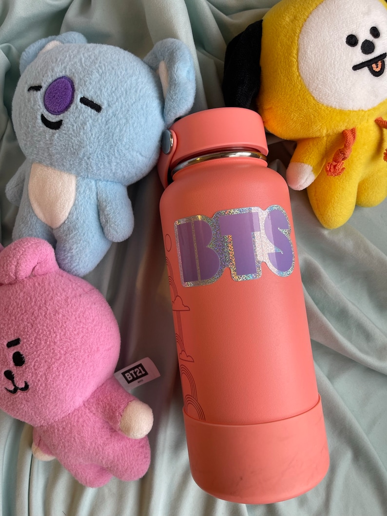 BTS Bangtan Glitter Sticker / Waterproof UV Protected Vinyl - Etsy