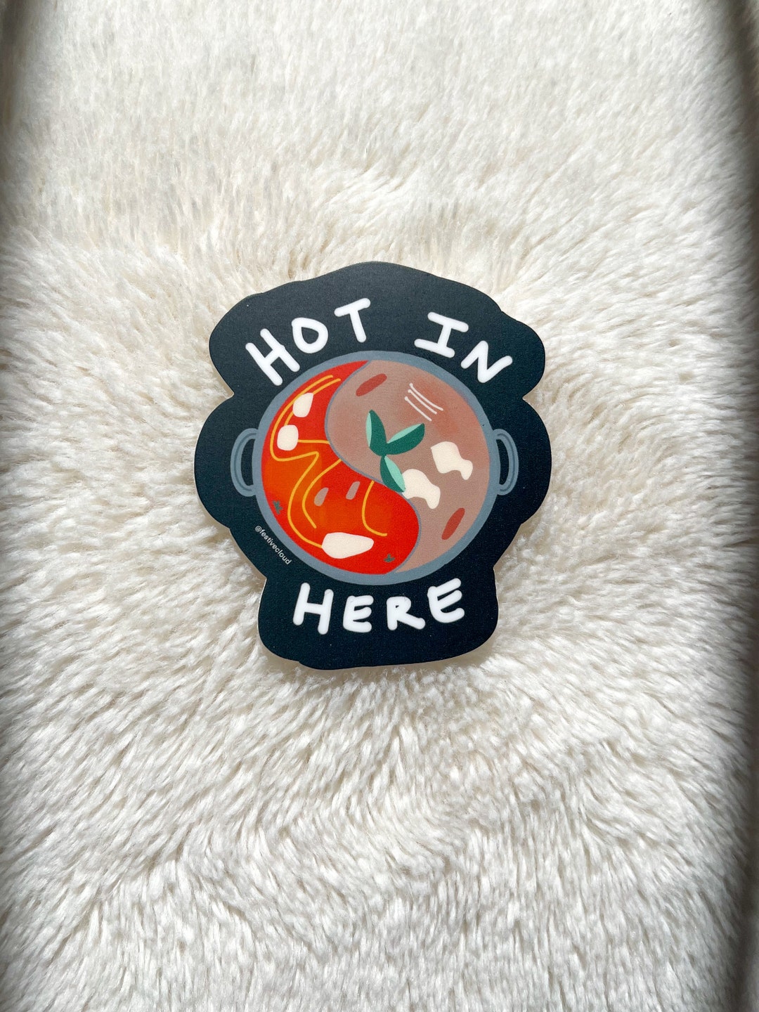 Hot Pot Sticker: Waterproof Asian Food Decal - Etsy