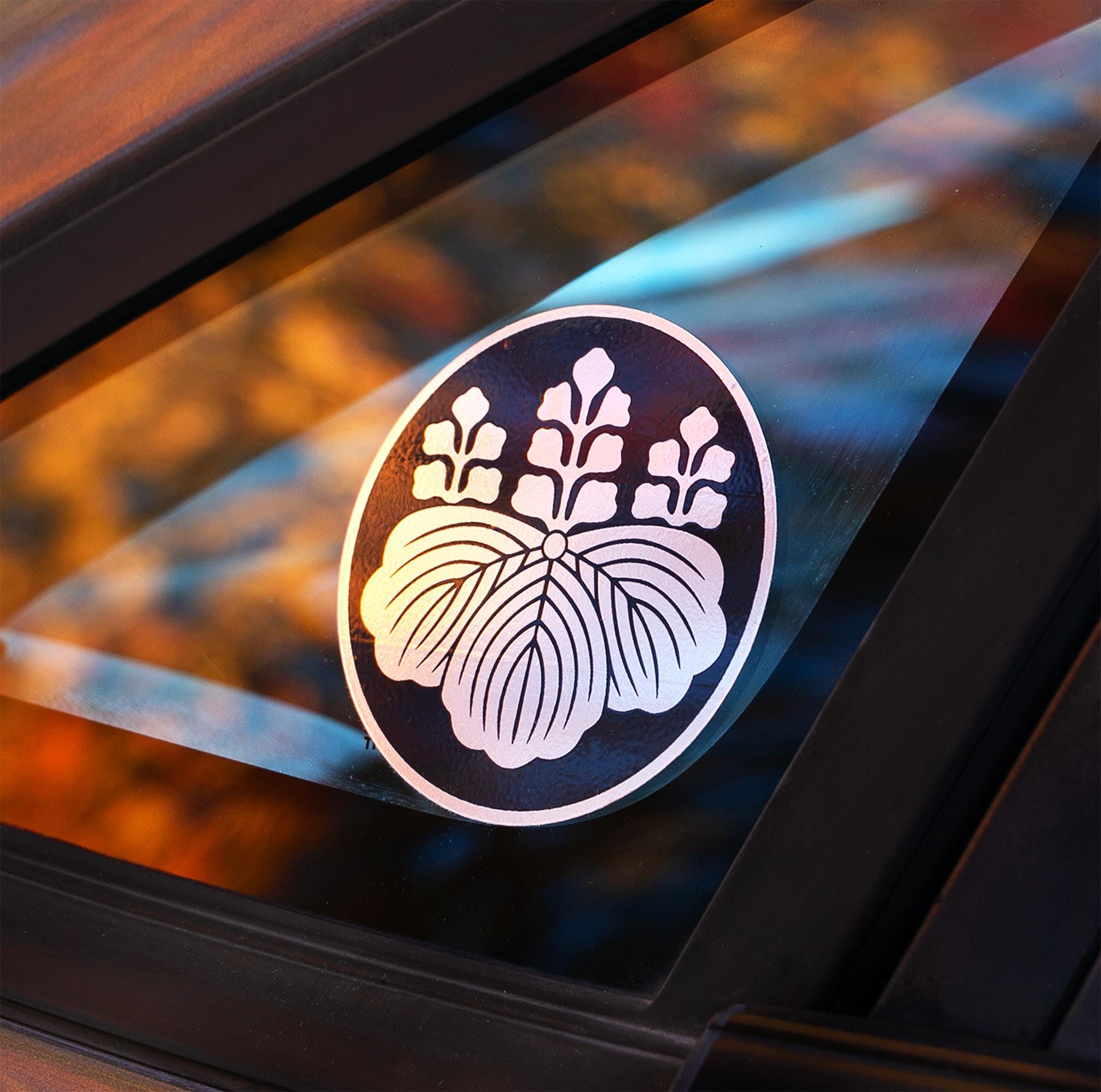 Kamon Sticker Kirimon Japanese Family Crest; Zen Emblem, Japan Decal ...