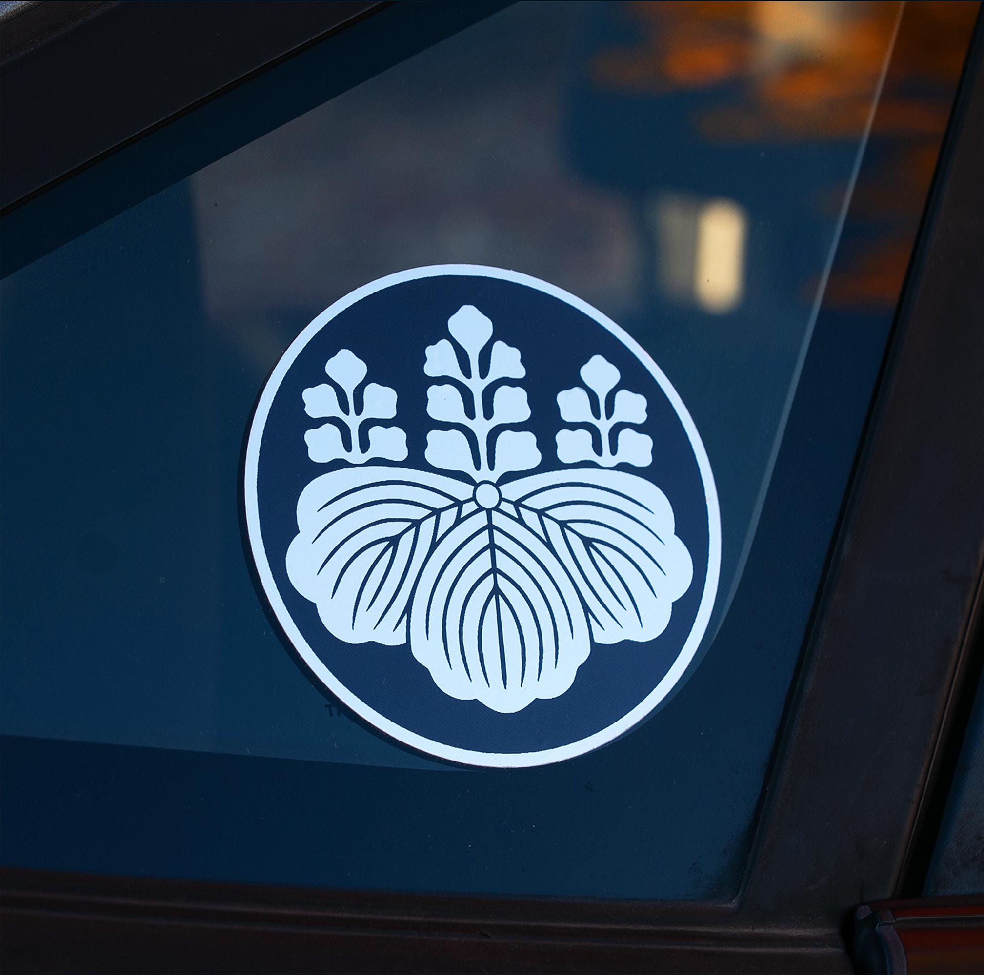 Kamon Sticker Kirimon Japanese Family Crest; Zen Emblem, Japan Decal ...