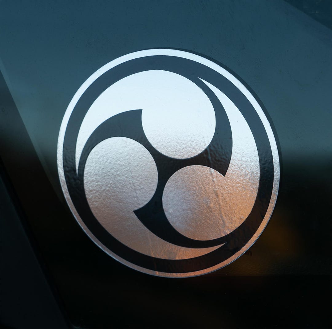 Mitsudomoe Kamon Sticker: Japanese Family Crest Decal - Etsy