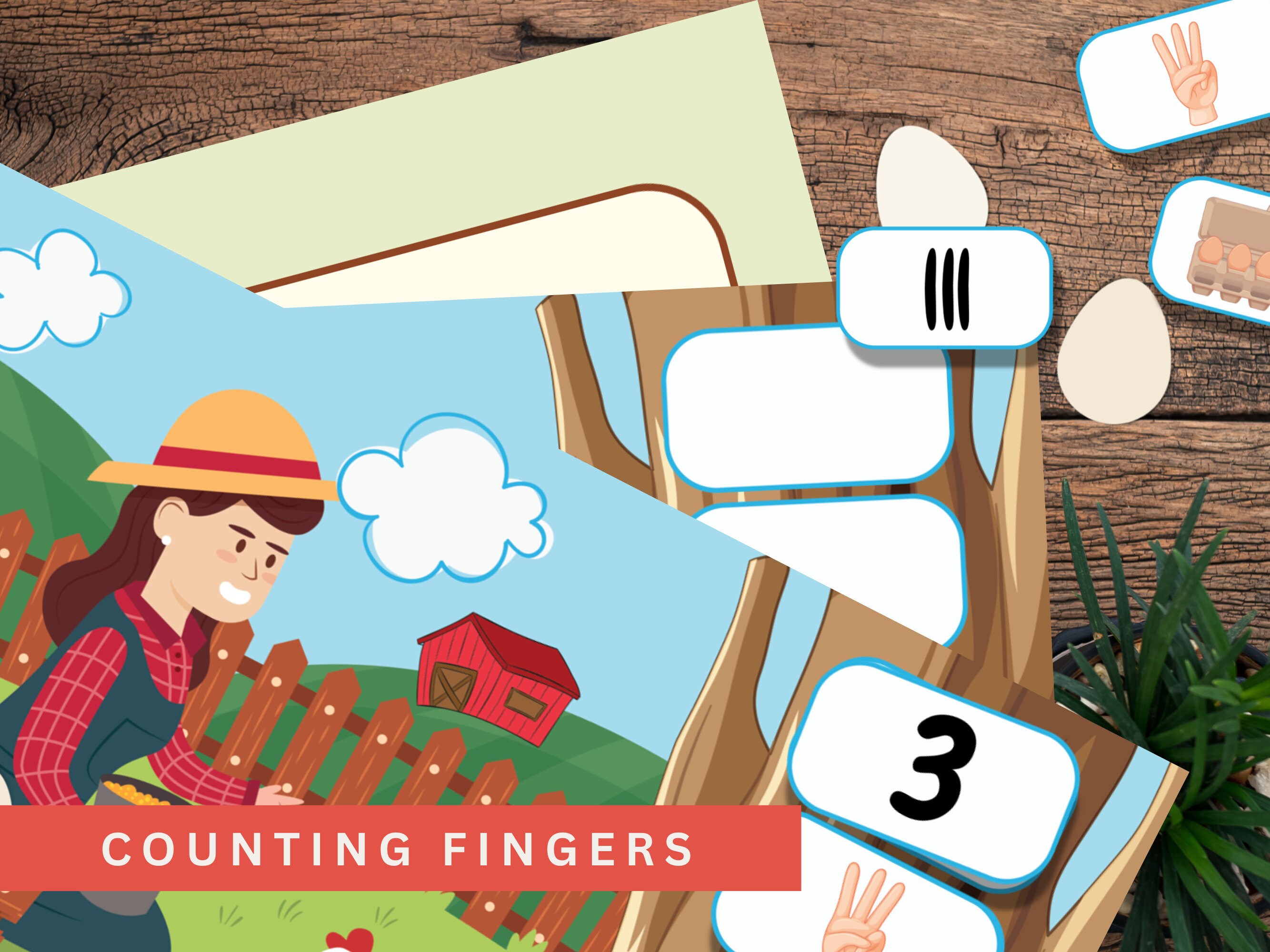 Montessori Counting Activity for Toddlers Busy Book Preschool ...