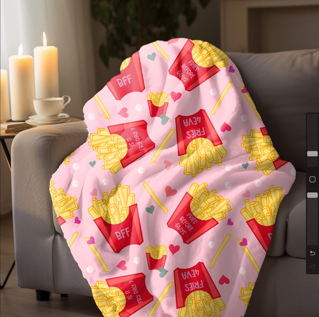 French Fries Forever Seamless File, Best Friend Gifts, Creative Gifts ...