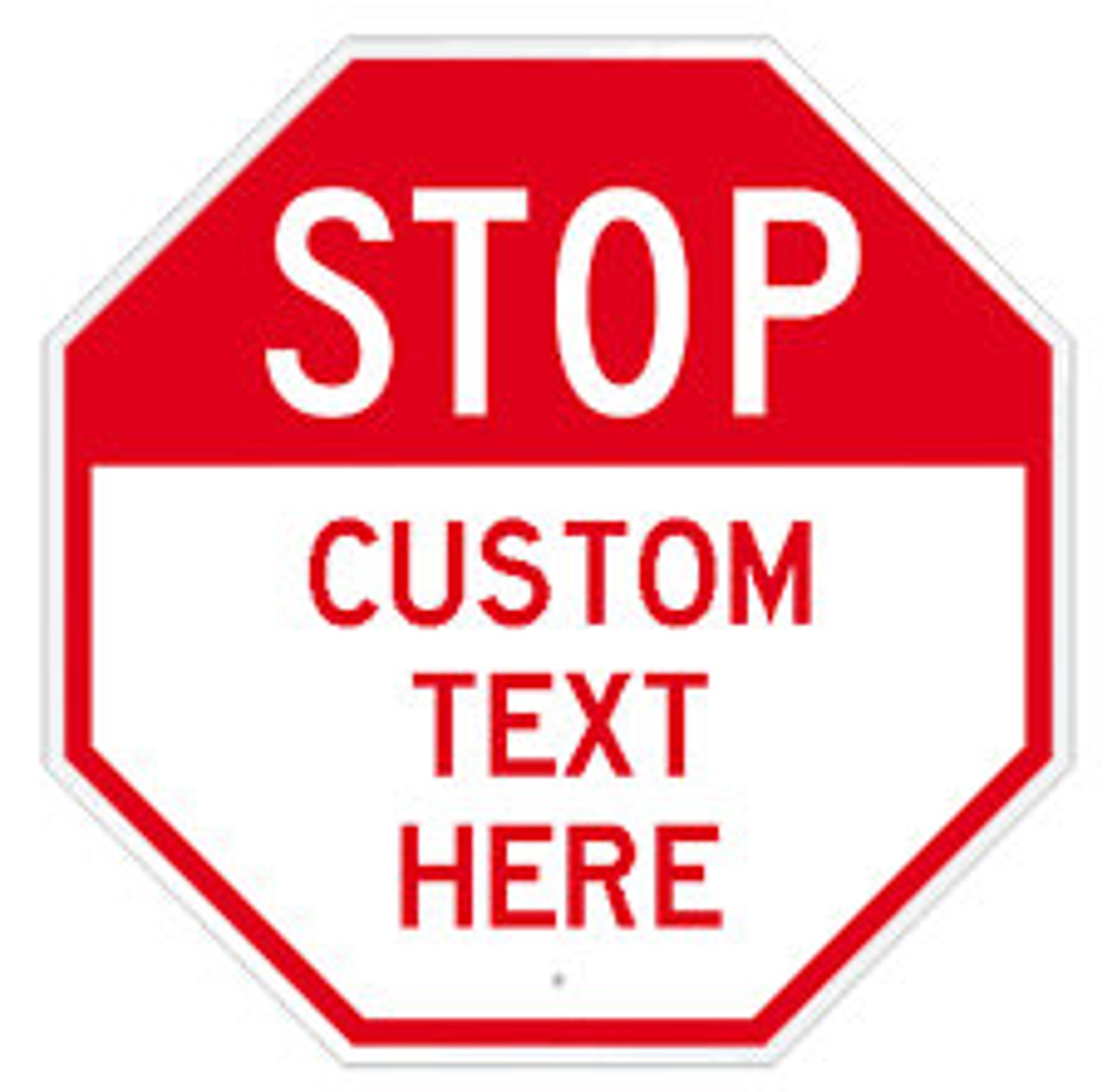 Custom Stop Sign - Etsy