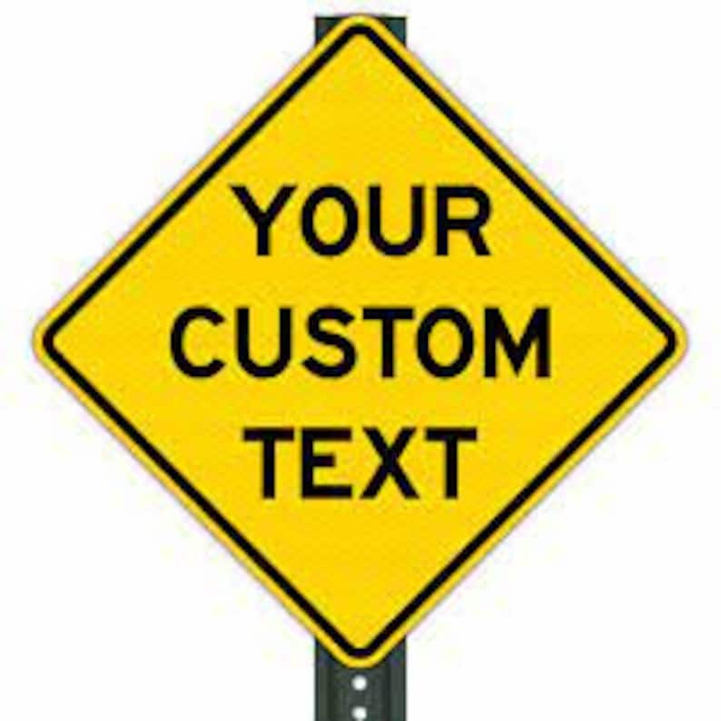 Custom Road Sign - Etsy