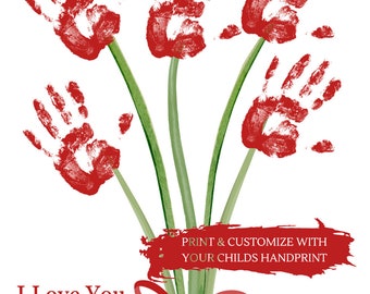 You Are My Sunshine Handprint Art Printable, Baby Toddler Kids Art ...