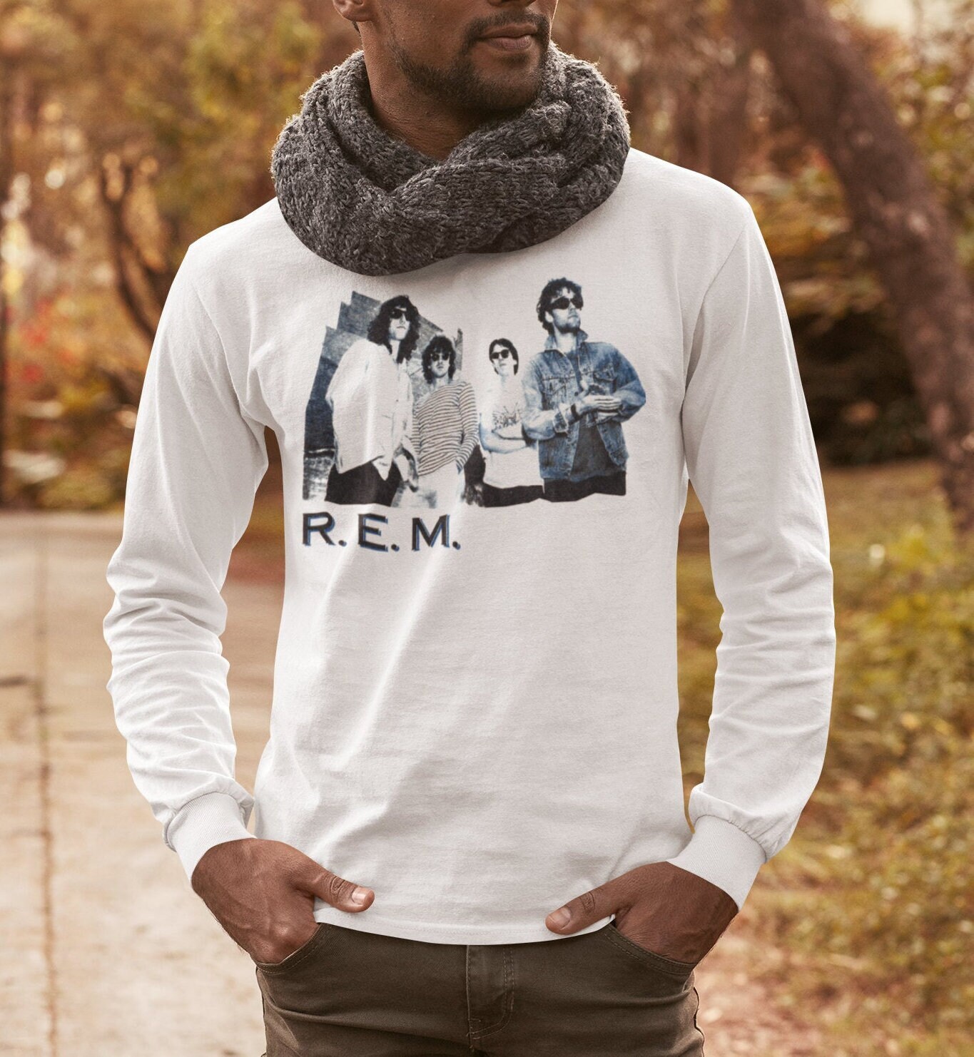 R.E.M. 1986 Life's Rich Pageant Tour Long-sleeve Concert T-shirt - Etsy