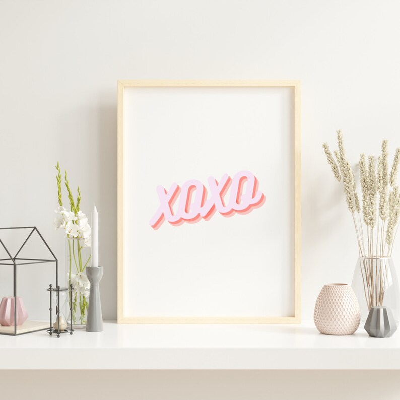 XOXO Printable // Instant Download // Valentines Printable // LOVE ...