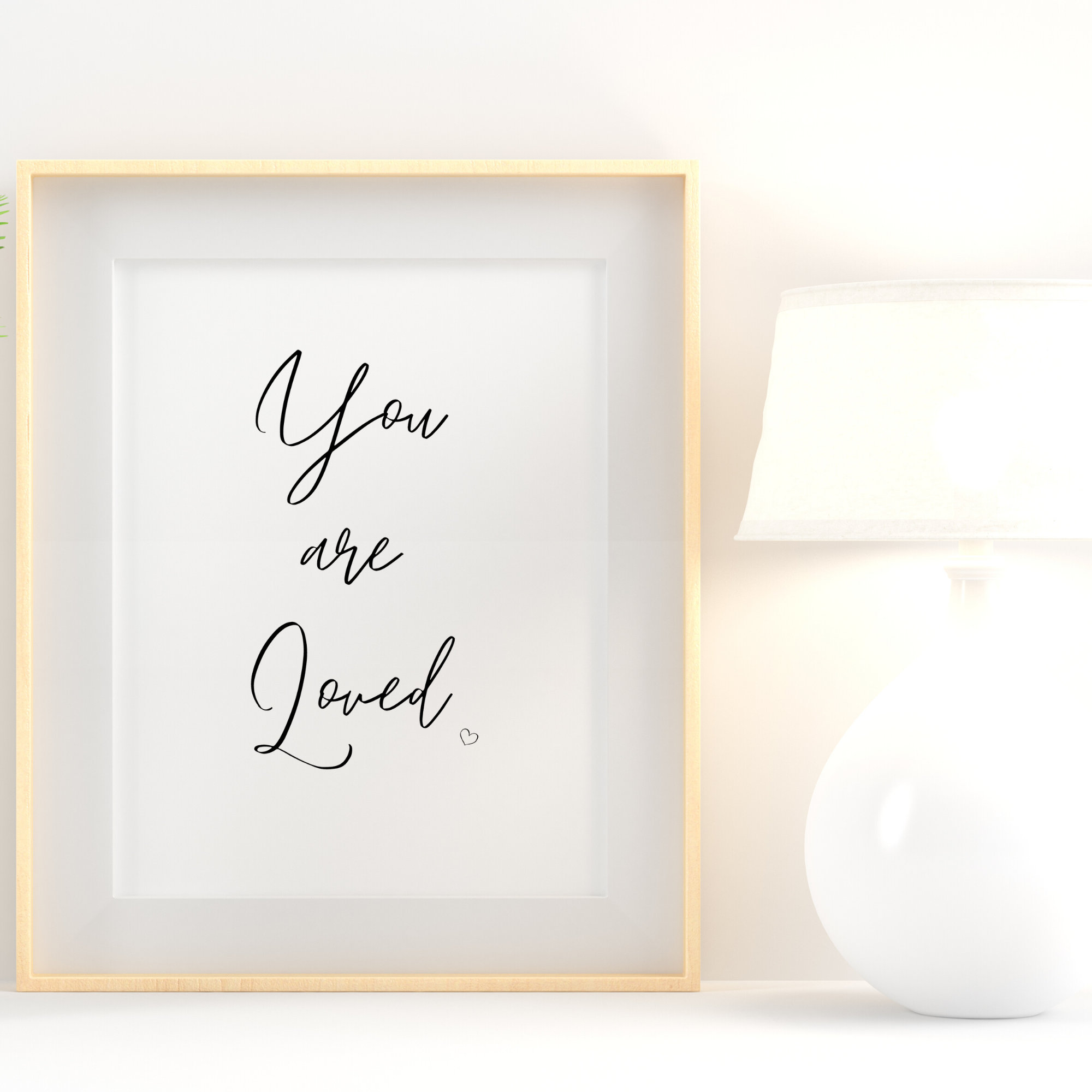 You Are Loved Printable //instant Download // Home Decor Printable ...