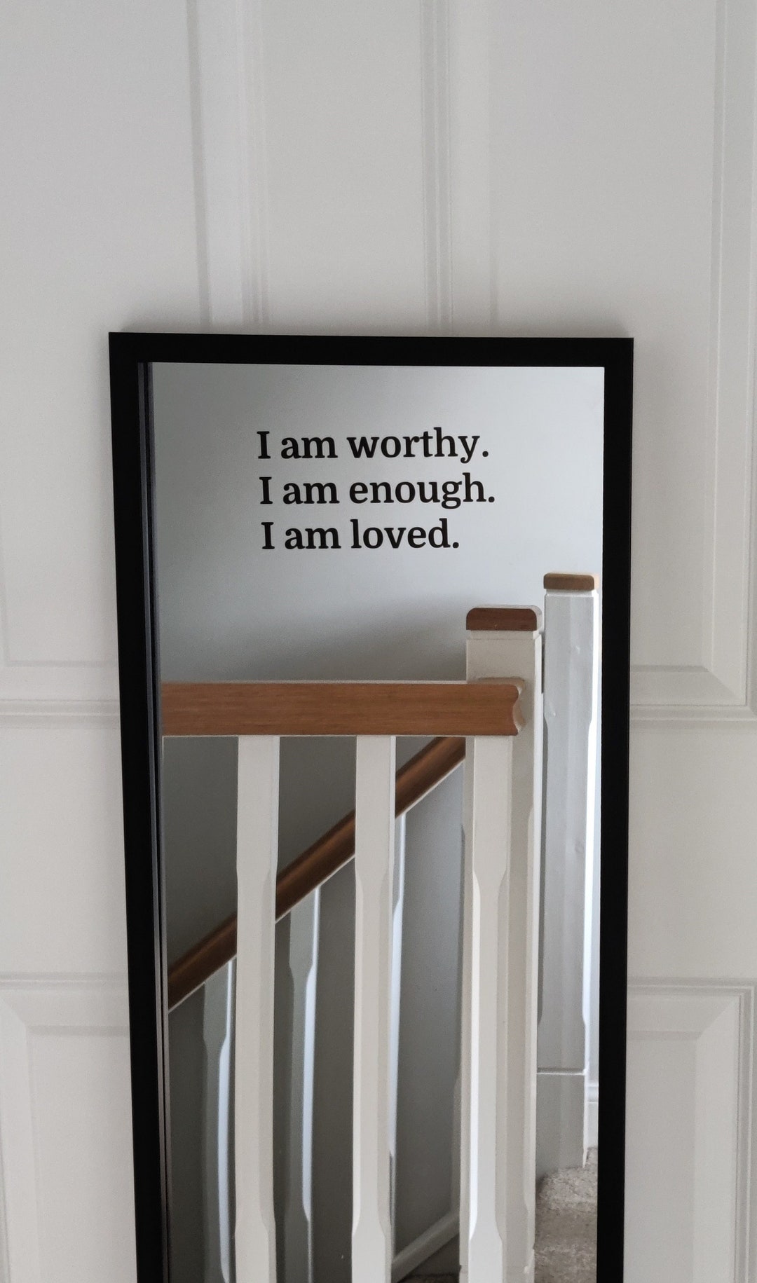 I Am Worthy. I Am Enough. I Am Loved. Decal, Mirror Sticker ...