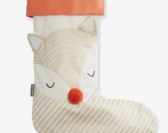 Christmas Fox Stocking - Etsy