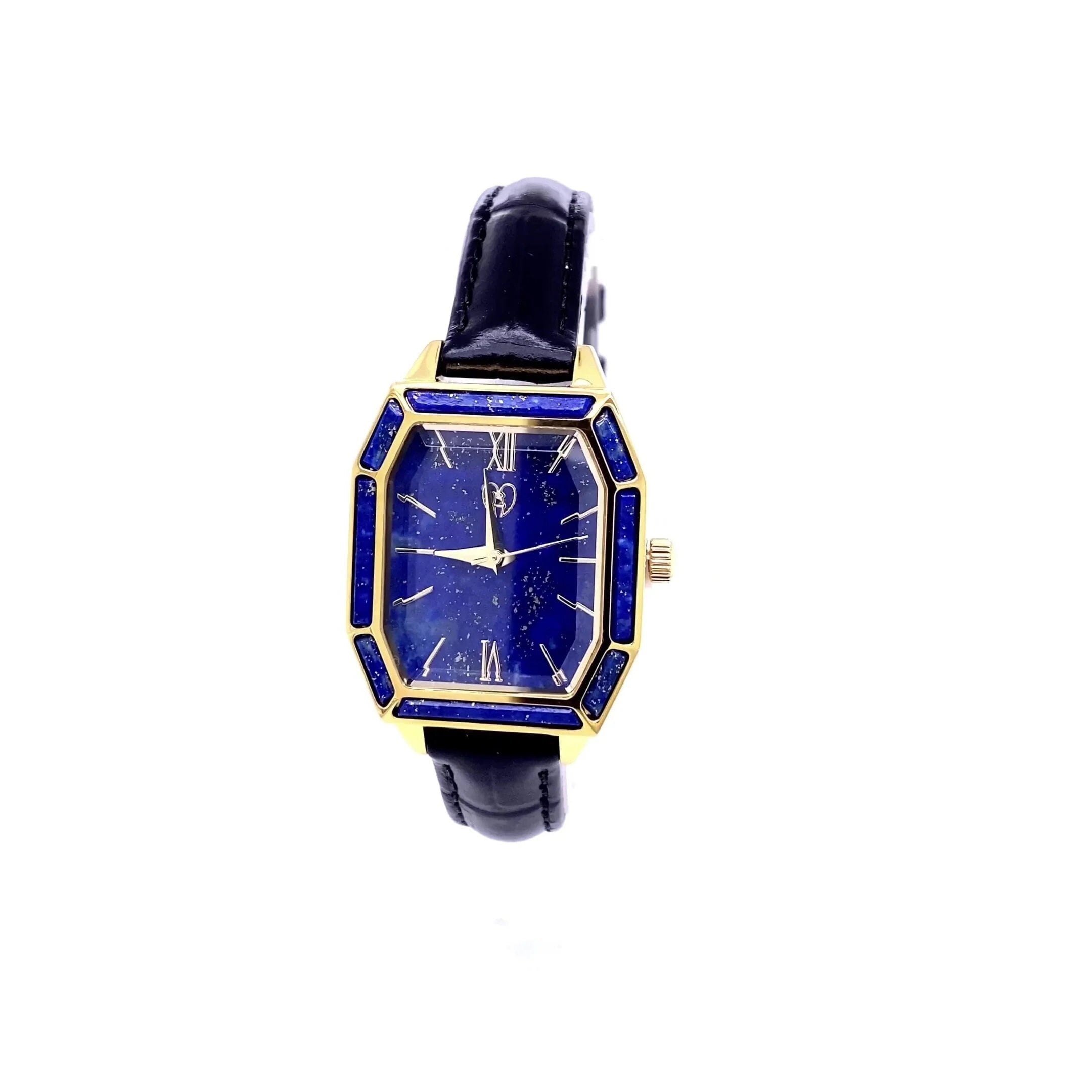 Blue Lapis Lazuli Watch - Natural Stone Watch - Blue Gemstone Dial ...