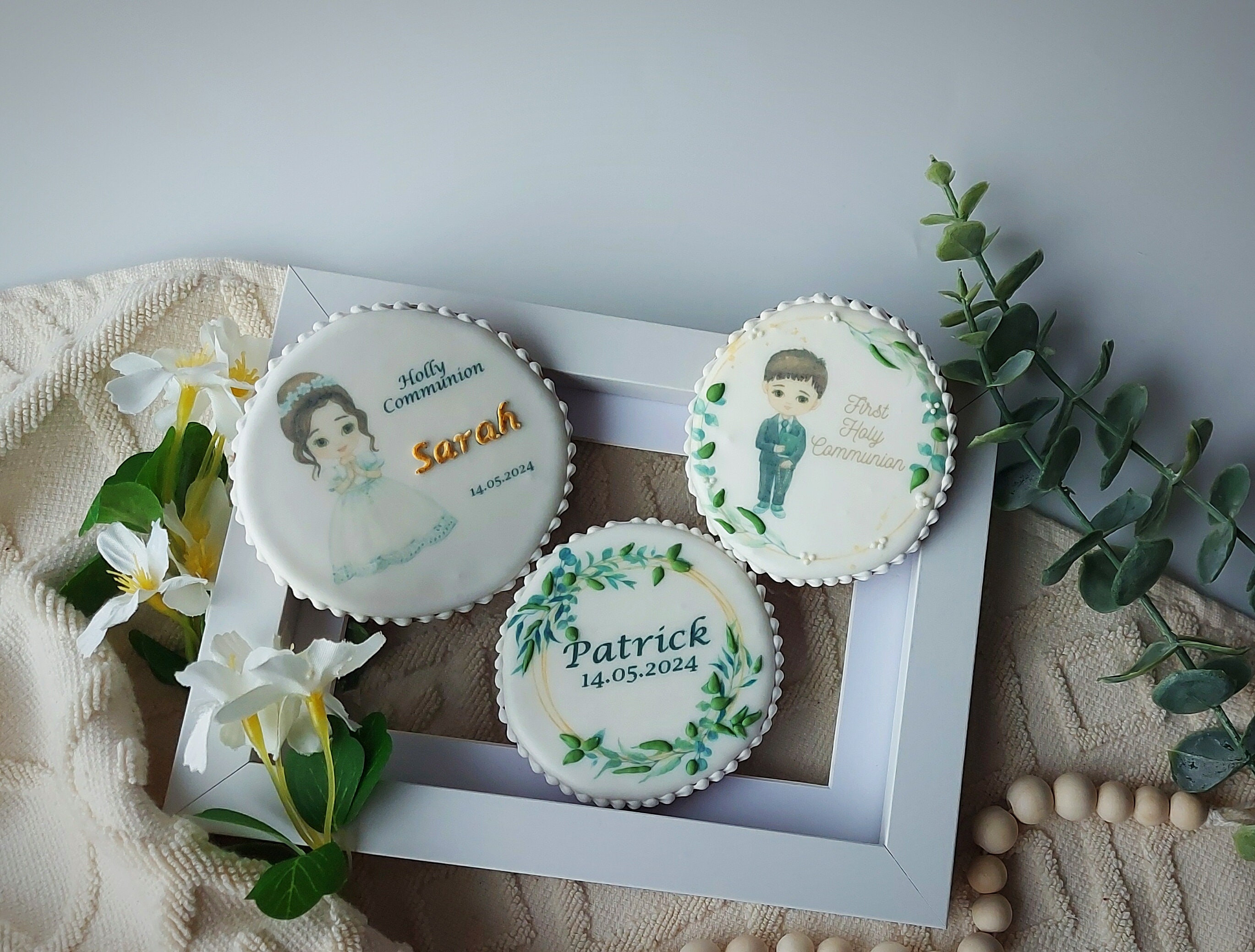 First Communion Cookies Holy Communion Biscuits Gingerbread Cookies ...