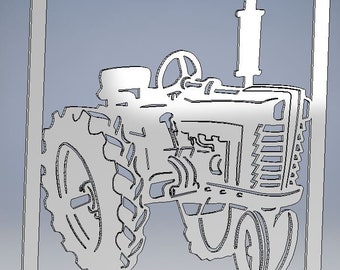 Old Tractor Dxf - Etsy