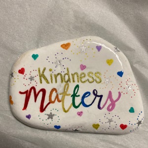 Kindness Matters Kindness Rock - Etsy