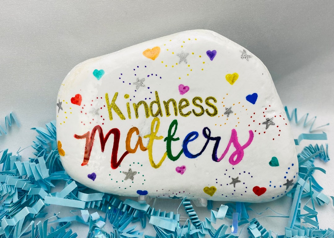 Kindness Matters Kindness Rock - Etsy