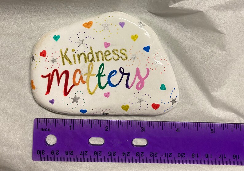 Kindness Matters Kindness Rock - Etsy