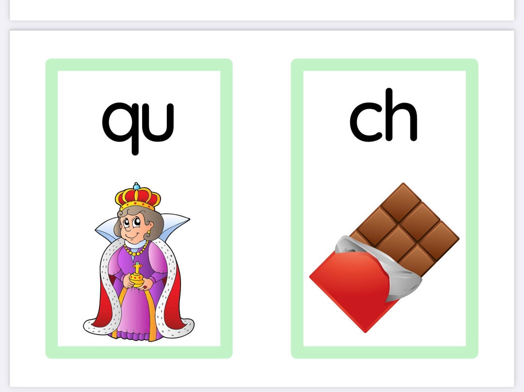 Phonics Flashcards Set 2 - Etsy