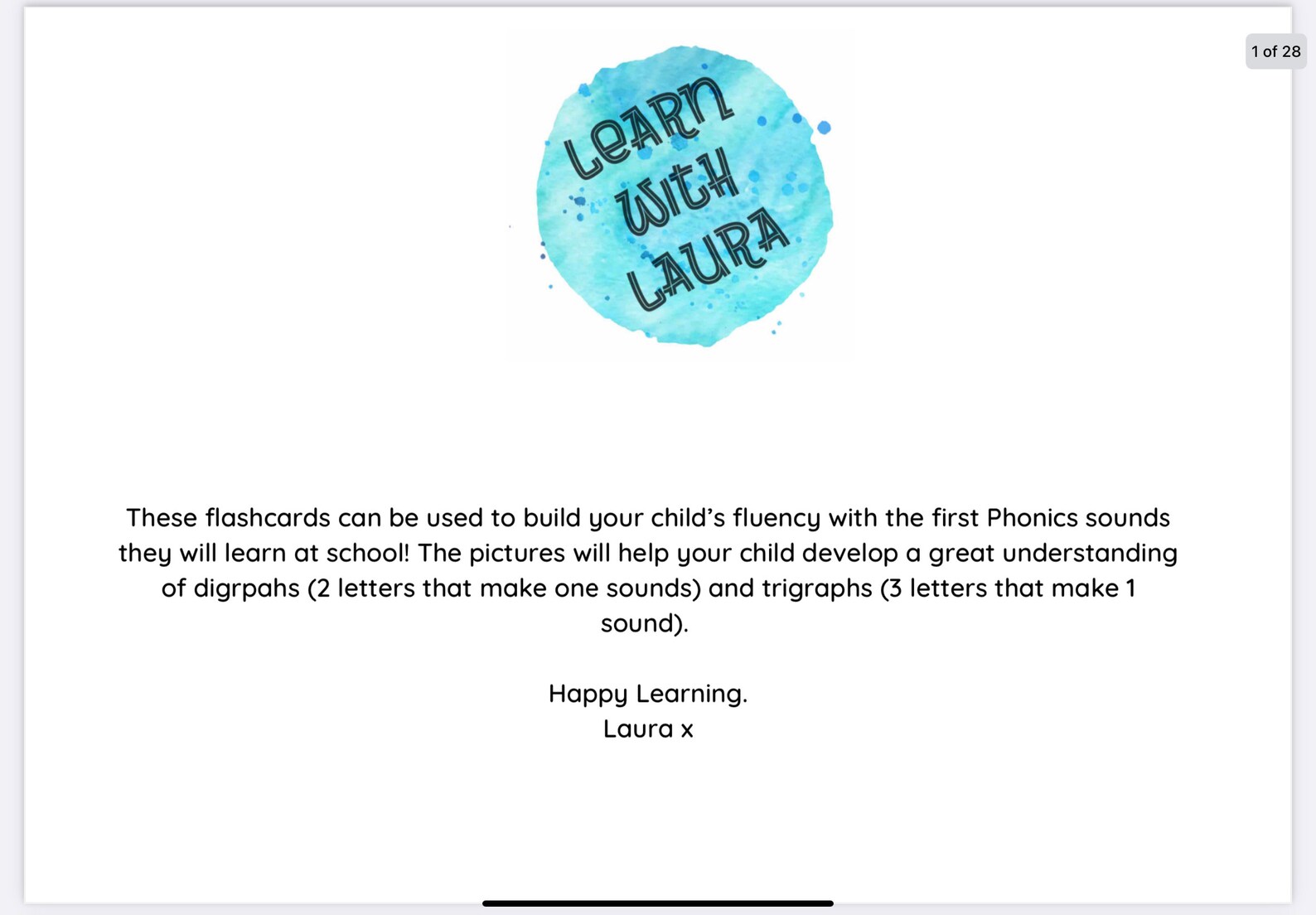 Phonics Flashcards Set 2 | Etsy