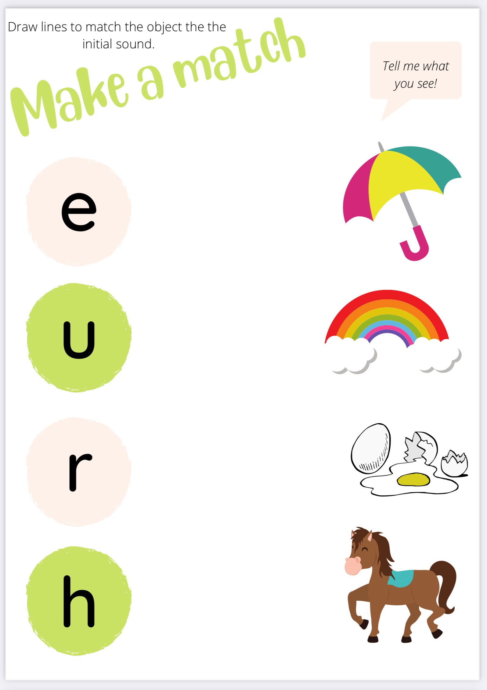 Phonics Initial Sound Matching Game - Etsy