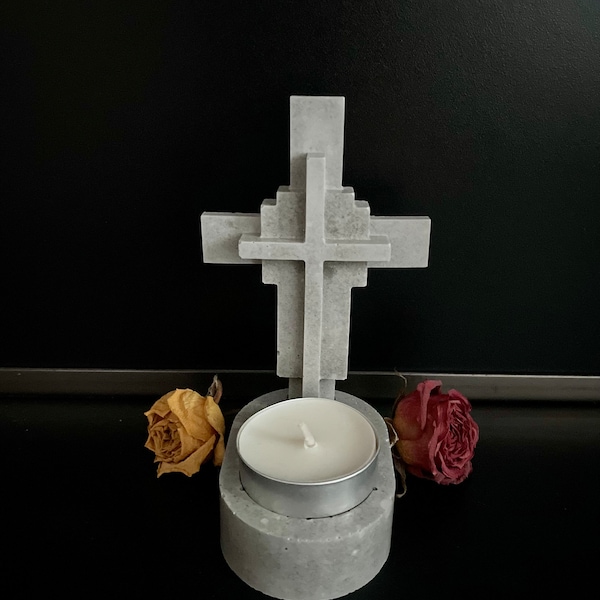 Concrete Cross - Etsy