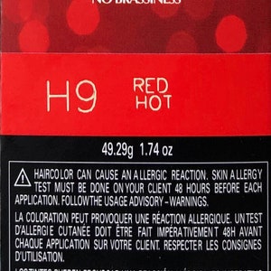 L'oreal Technique Hicolor Red Hot H9, With Intensifier, 49.3g - Etsy