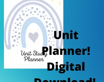Unit Planner - Etsy