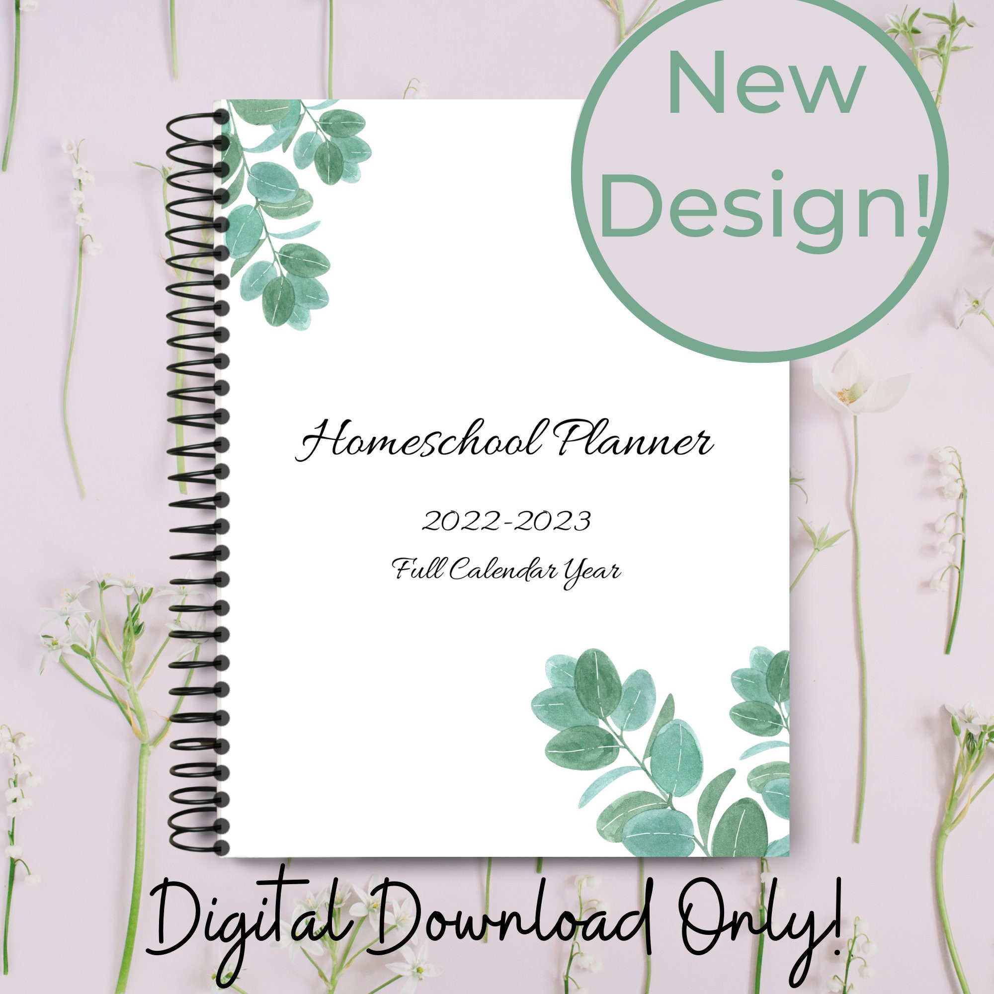 Homeschool Planner Digital Download - Etsy