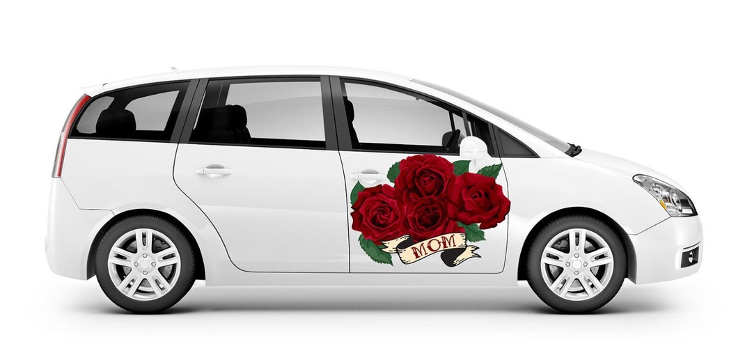 Custom Tattoo Style Banner — Premium Fabric Art Car Decal, Peel & Stick ...