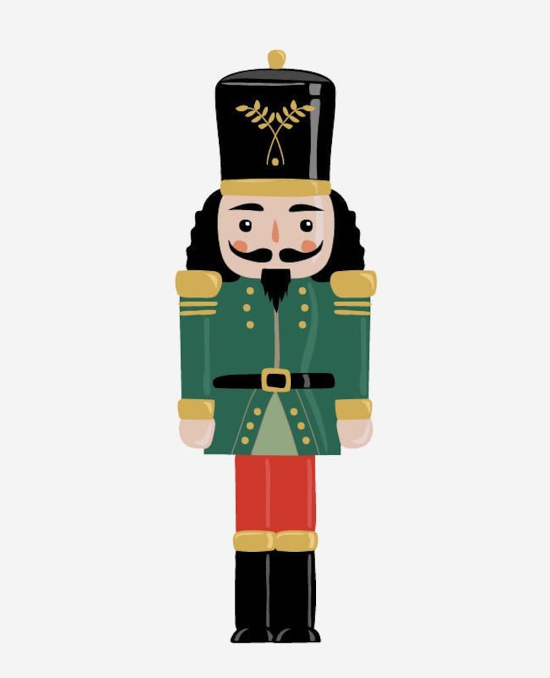 Nutcracker Decals — Premium Fabric Art Car Decal, Peel & Stick Wall ...