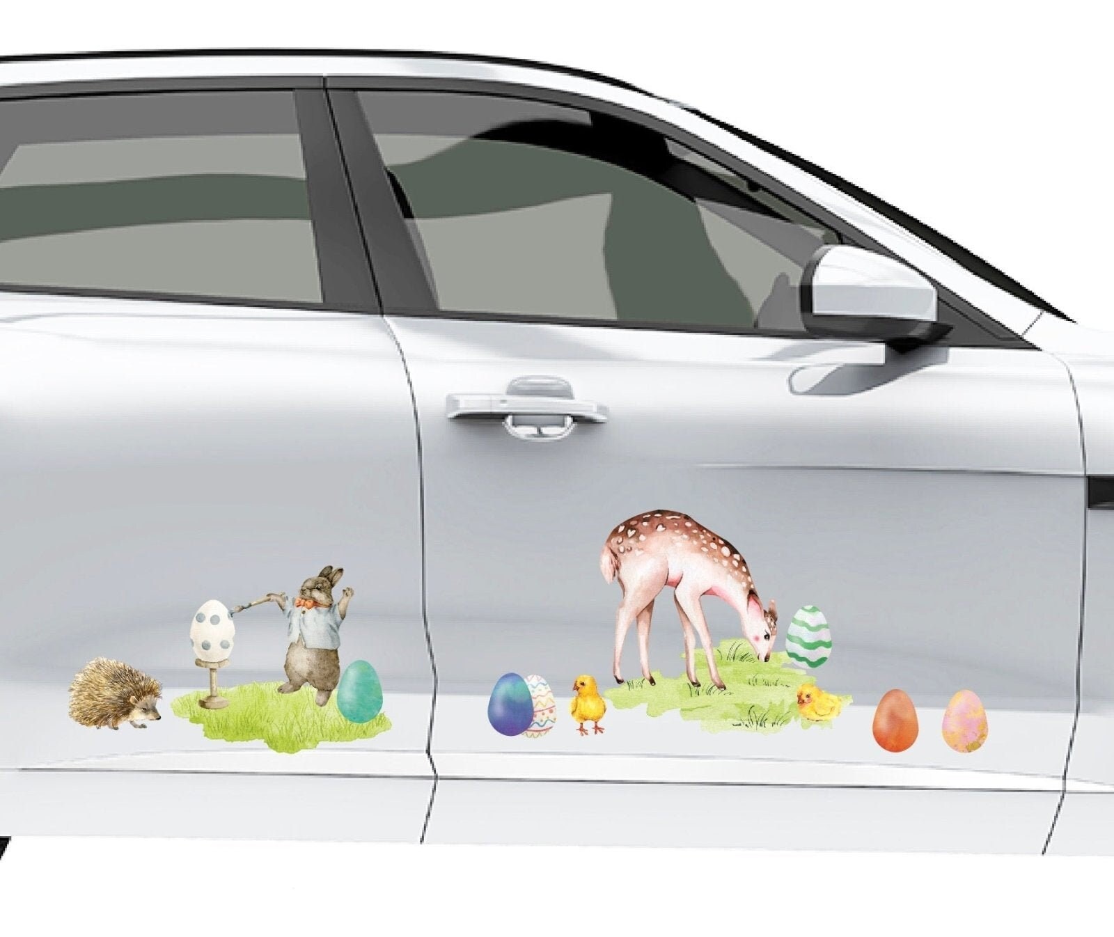 Baby Chick Decals REMOVABLE/REUSABLE Fabric Car Decal/wall - Etsy