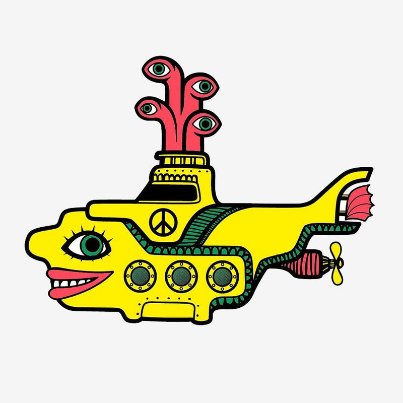 Submarine Wall Stickers - Etsy