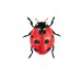 Ladybug Decals — Premium Fabric Art Car Decal, Peel & Stick Wall Mural ...
