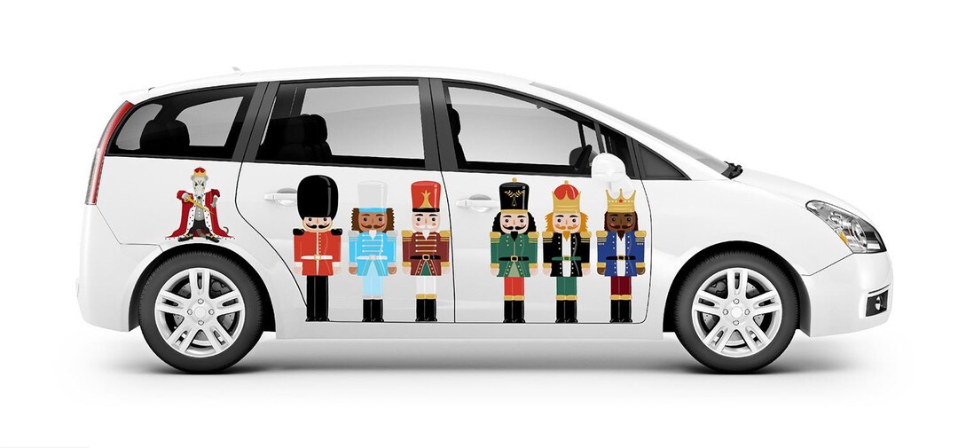 Nutcracker Decals — Premium Fabric Art Car Decal, Peel & Stick Wall ...