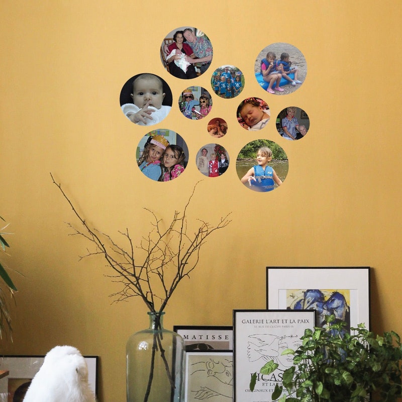 Large Circle Wall Sticker - Etsy