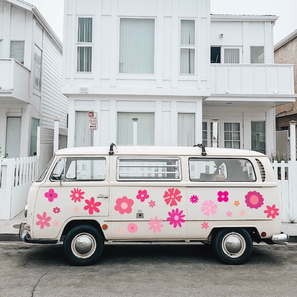 1960s Flower Power Stickers - Etsy