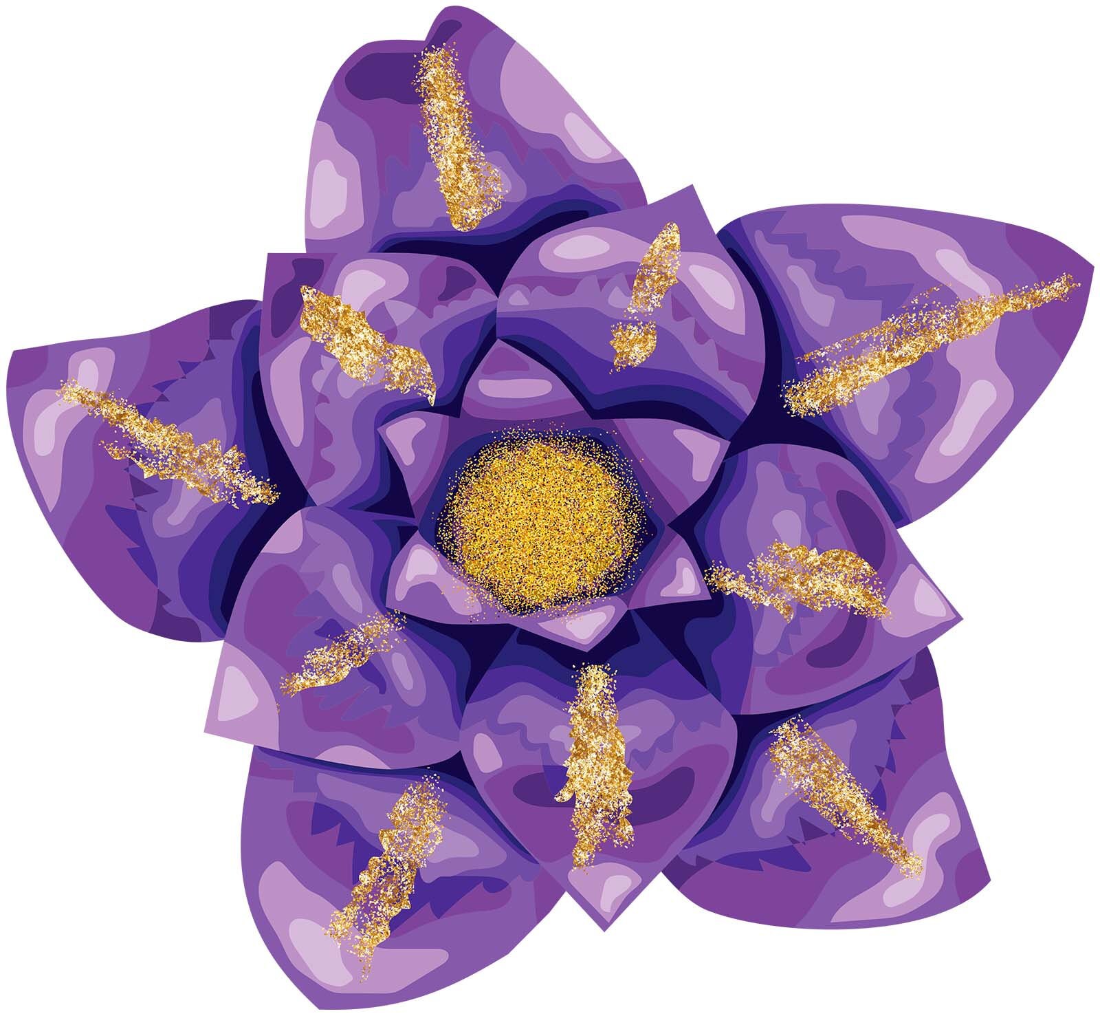 Large Cutout Daring Daffodil Flowers Mardi Gras Decorations — REMOVABLE ...